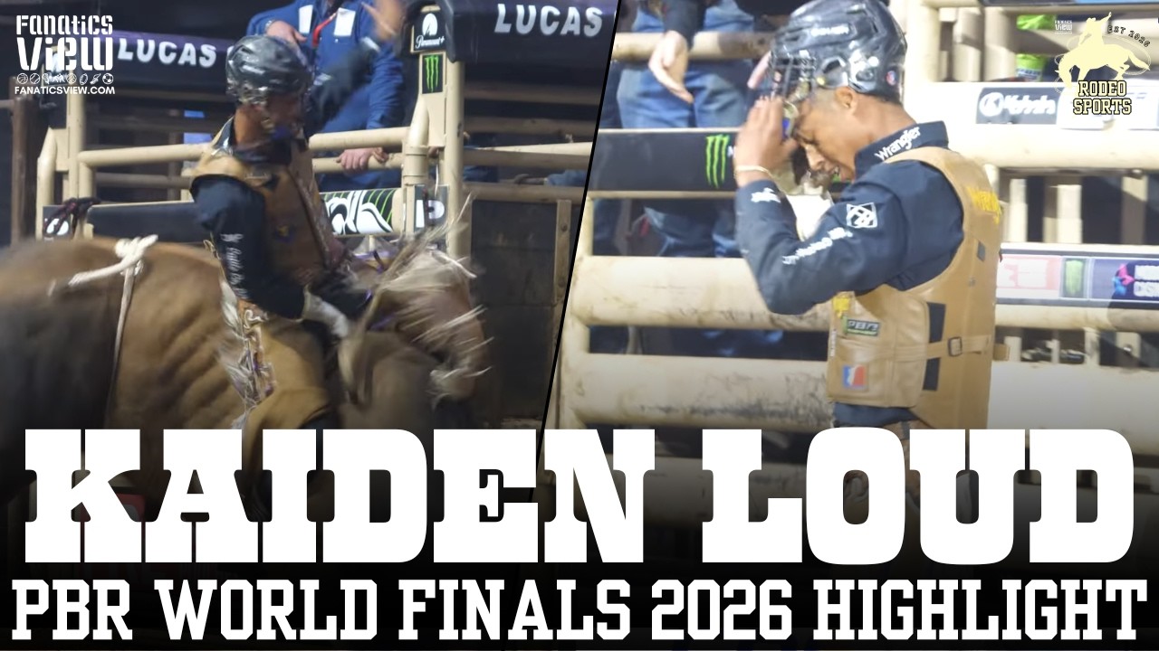 Kaiden Loud SCORES EPIC 90.00 Bull Ride at PBR World Finals 2026 in Cow ...
